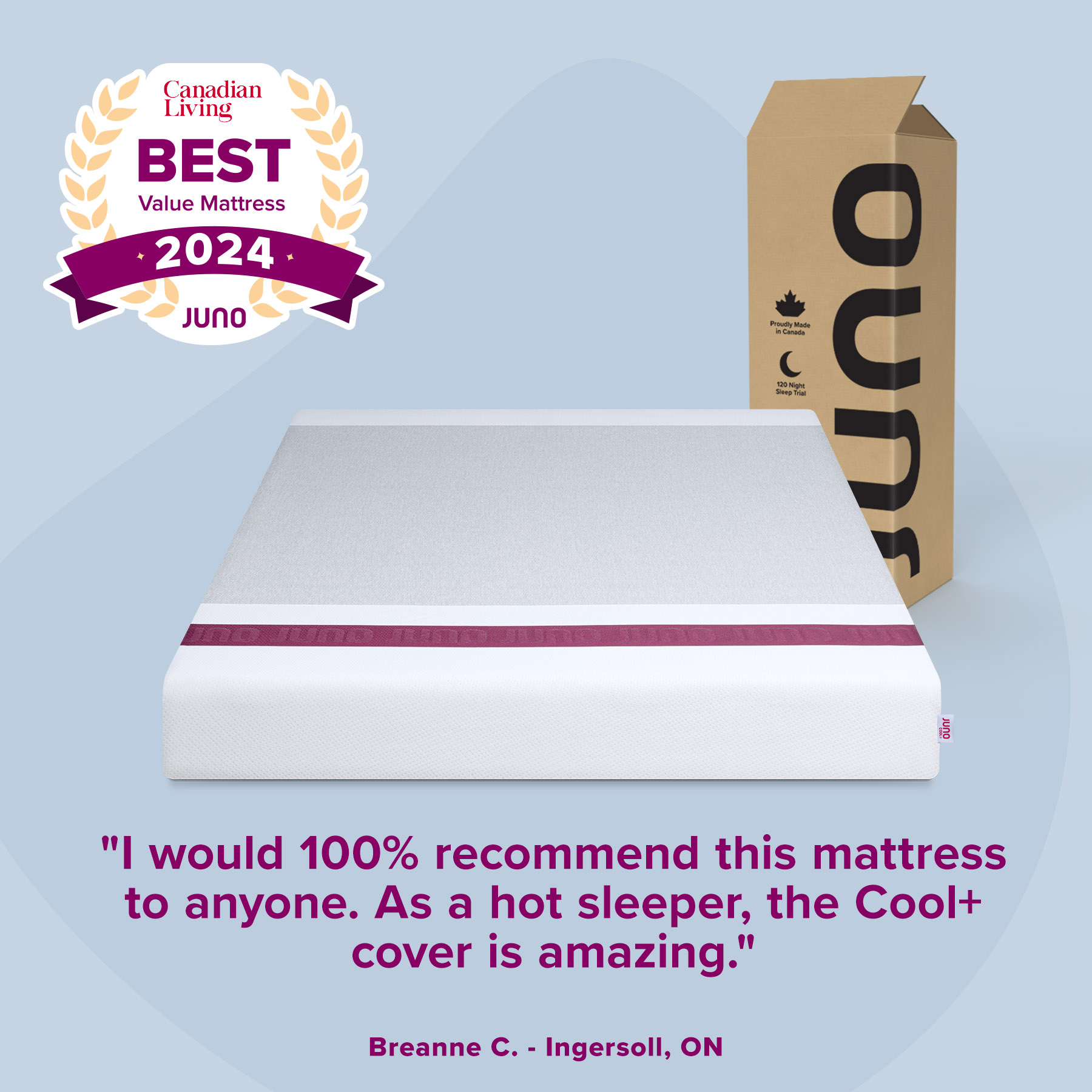 Cool+ RV Mattress | Juno